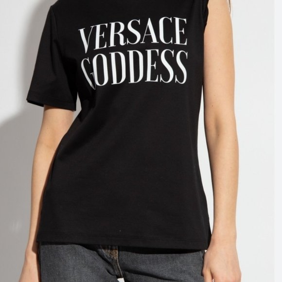 Versace | Tops | Versace Goddess T Shirt | Poshmark